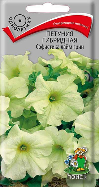 Петуния Софистика Лайм Грин: описание сорта, характеристики, тонкости ...