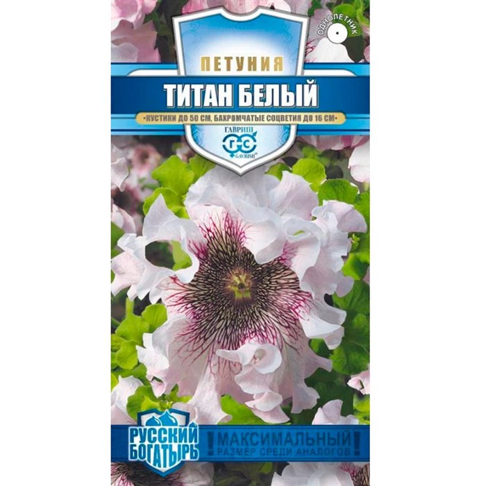 Петуния Титан белый: описание сорта, характеристики, тонкости посадки и ...
