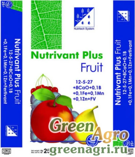 Удобрение Нутривант Плюс Плодовый (12-5-27): инструкция по применению и ...