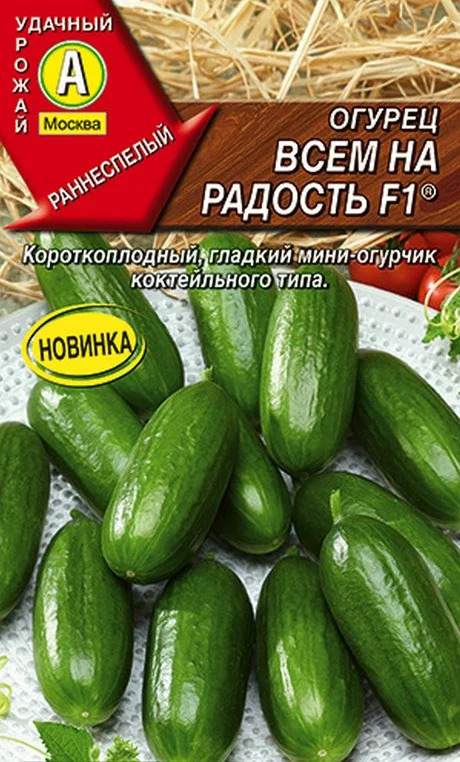 Огурец Всем на радость: описание и характеристики сорта, правила ...